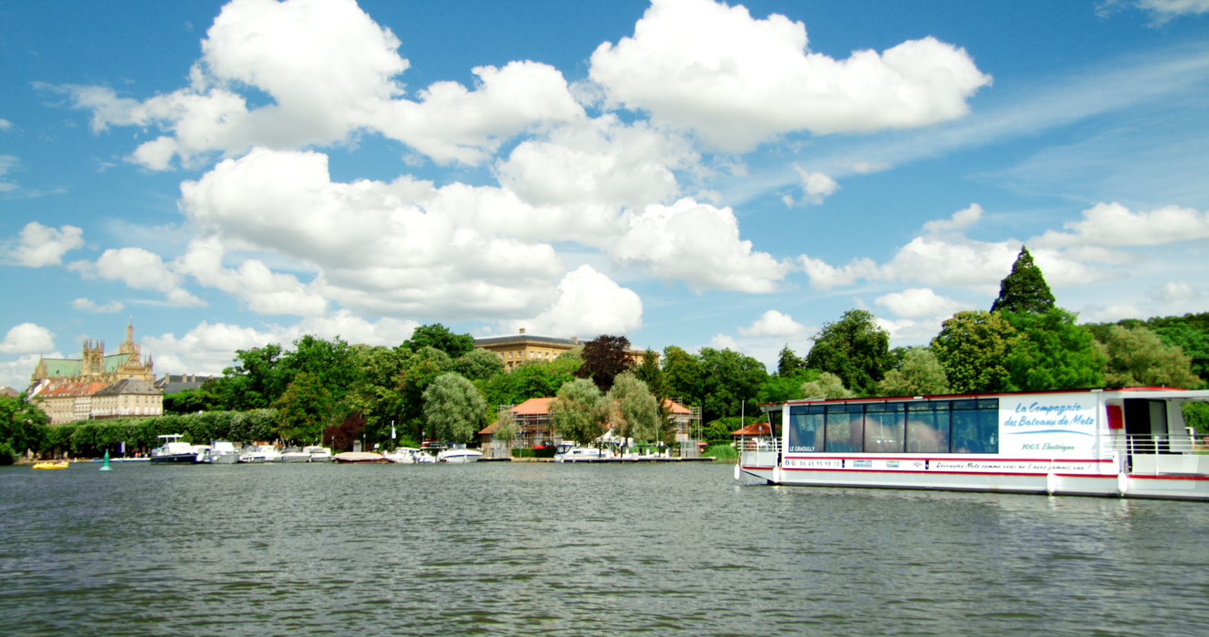 Les activités sur la Moselle de la Compagnie des Bateaux de Metz